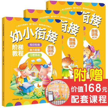 幼小衔接阶梯教程 思维训练 全3册