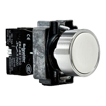 【施耐德电气按钮 XB2BA11C 平头按钮】施耐德电气 XB2B 白色 金属 按钮 XB2BA11C 平头按钮【行情 报价 价格 评测】-京东