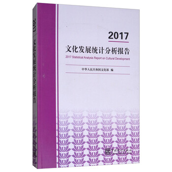 2017文化发展统计分析报告9787503783012中国统计