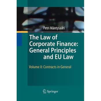 The Law of Corporate Finance: General Princi...