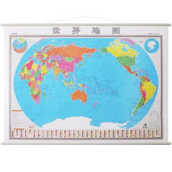 世界地图 中英文