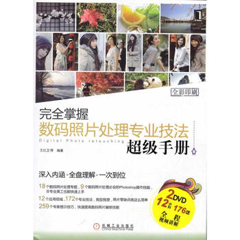 完全掌握数码照片处理专业技法超级手册 2碟