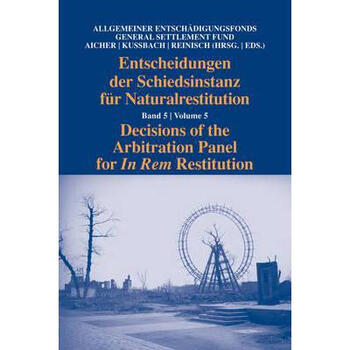 Decisions of the Arbitration Panel for in Re...