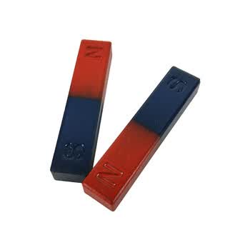 一对 条形磁铁 初中物理磁性吸铁石 实验器材 教学仪器 71mm 中号 T056 D-CG-LT-71