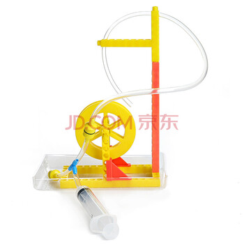 小学生科学实验玩具儿童 幼儿园手工diy材料科技小制作创意实验玩具套 水轮车组装