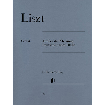 亨乐原版 李斯特 旅行岁月2 Liszt Annees 2 钢琴独奏 HN174