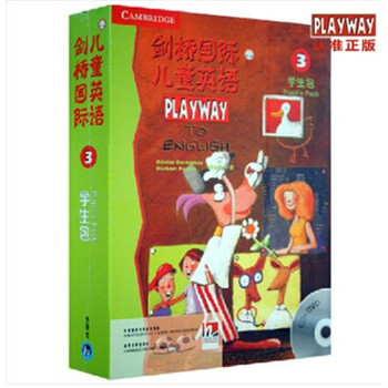 剑桥国际儿童英语学生包3PLAYWAY3级学生包点读版幼儿园第三级剑桥国际少儿英语培训教材3 册教材培训教材