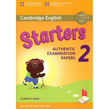 剑桥官方少儿英语YLE一级考试 模拟考试真题集 Starters 2，共1册