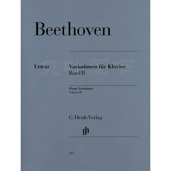 贝多芬钢琴变奏曲集卷二 BeethovenKlaviervariationen2 br.HN144