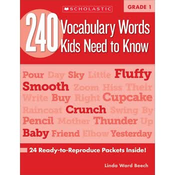 240 Vocabulary Words Kids Need to Know: Gra