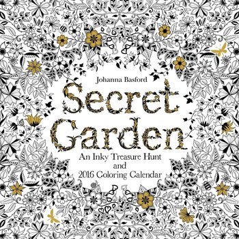 Secret Garden 2016 Coloring Wall Calendar