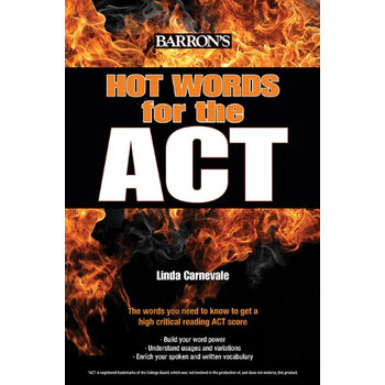 【】Barron's Hot Words for the ACT
