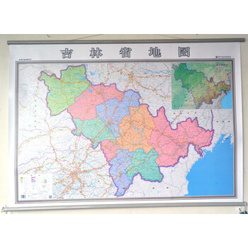 中国分省地图系列 吉林省地图（超全开膜）
