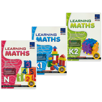 《SAP Learning Maths 新加坡数学练习册 幼儿园阶段数学英文题3-6岁 英文原版进口 套装组合N-K2》【摘要 书评 试读】- 京东图书