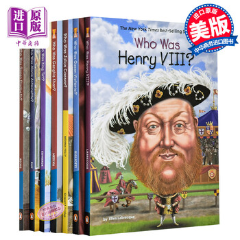 Who Was 皇帝系列8册套装 英文原版 国外进口儿童早教读物 青少年读物 初级章节