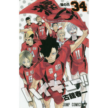 进口日文 排球少年 ハイキュー!! 34