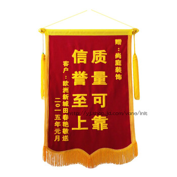 锦旗定做 定制作送医院医生学校幼儿园老师月嫂物业律师锦旗创意搞笑生日派对锦旗订做包邮 70*110cm金丝花边发泡字