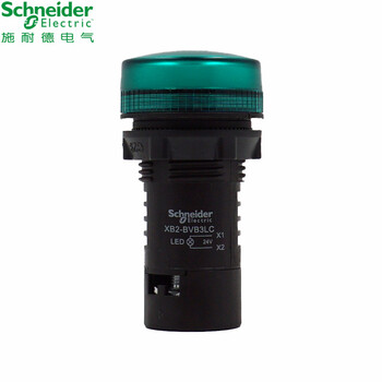 施耐德电气 XB2BVB3LC 绿色LED指示灯 XB2-BVB3LC 信号指示 AC/DC24V 开孔尺寸22mm【图片 价格 品牌 报价】-京东