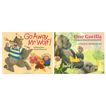 Go Away Mr Wolf & One Gorilla 走开狼先生 一只大猩猩 廖彩杏单绘本