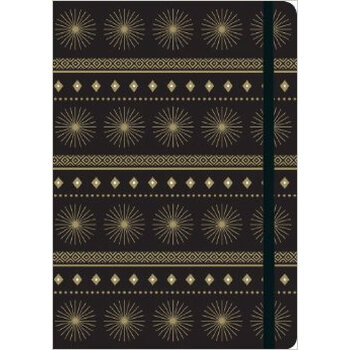 Modern Gold Starburst Gilded Journal