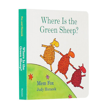 英文原版 绿绵羊在哪儿Where Is the Green Sheep幼儿启蒙认知读物 纸板书
