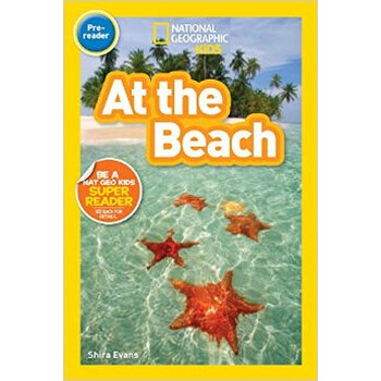 国家地理分级读物 At the beach 进口儿童读物