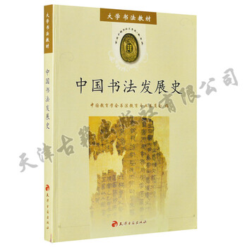 大学书法教材 中国书法发展史 书法类教科教材书籍 解说书法的起源由来演变历史等知识 天津古籍