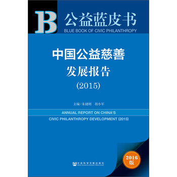 中国公益慈善发展报告（2015）