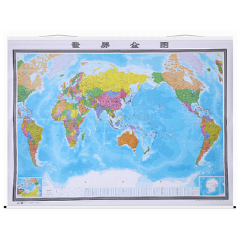 世界地图挂图2021世界全图-政区版  3米*2.2米 亚膜卷轴精装 中国地图出版社
