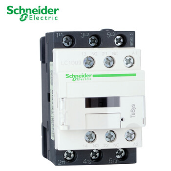 施耐德直流接触器直流24v LC1D09BDC 小型家用接触器9-32A 直流型接触器 线圈电压直流 DC24V 线圈电压直流DC24V 电流 ...