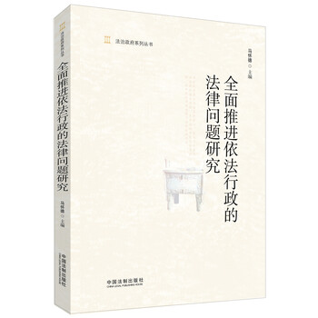 全面推进依法行政的法律问题研究9787509354636