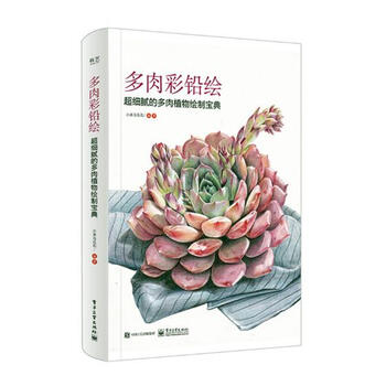 多肉彩铅绘：超细腻的多肉植物绘制宝典 书籍 绘画 彩铅 铅笔画