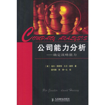 公司能力分析(确定战略能力)