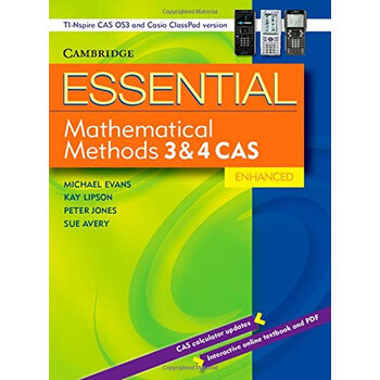 【】Essential Mathematical Methods Cas 3 and