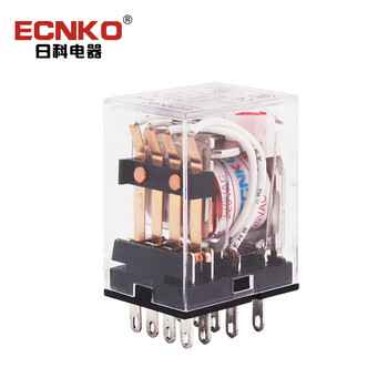 ECNKO 日科/ 小型电磁继电器 中间继电器(带灯) HH54P AC220V AC24V【图片 价格 品牌 报价】-京东