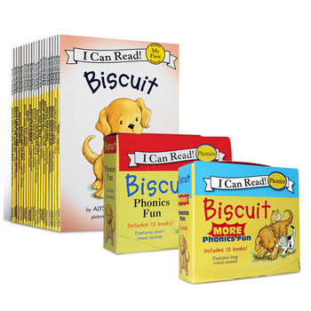 《英文原版绘本I Can Read一阶段Biscuit 46册小饼干狗套装 送音频译文》【摘要 书评 试读】- 京东图书