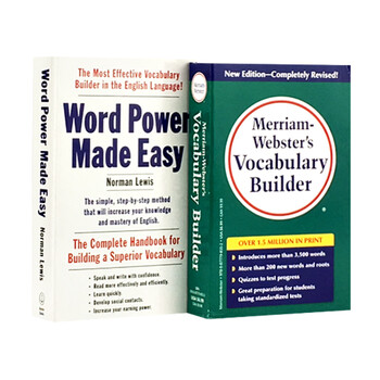 现货word power made easy 单词的力量 韦小绿韦氏词根词典 工具书字典英语套装 英文原版 Merriam-Webster s Vocabulary Builder