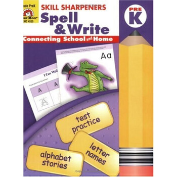 Skill Sharpeners Spell & Write, Pre-K