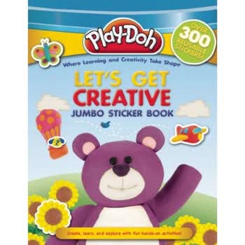 PLAY-DOH Jumbo Sticker Book: Let’s Get Crea