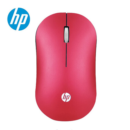 【惠普（HP）DM10】惠普（HP）DM10 无线蓝牙双模鼠标 微声双模便携 台式电脑办公商务苹果笔记本 通用超薄办公鼠标 魅动红-无线蓝牙双 ...