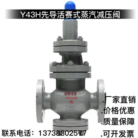 304不锈钢法兰蒸汽减压阀Y43H-16P铸钢先导式64C高压可调式调压阀 DN40-304不锈钢【图片 价格 品牌 报价】-京东