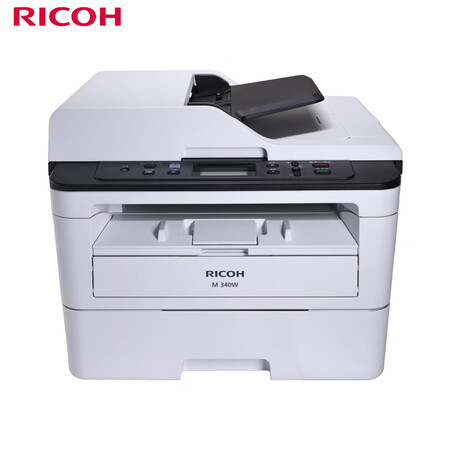 【理光M 340W】理光（Ricoh）M 340W A4黑白激光三合一多功能一体机（打印/复印/扫描/有线/无线）【行情 报价 价格 评测】-京东