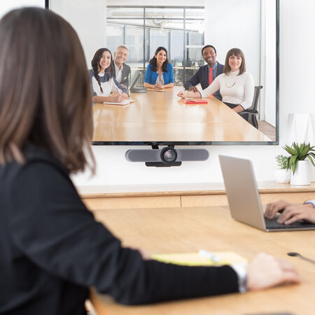 【罗技CC4000e】罗技(Logitech) 商务高清视频会议摄像头 CC4000e 4K USB免驱 5倍无损变焦 120度大广角（集成 ...