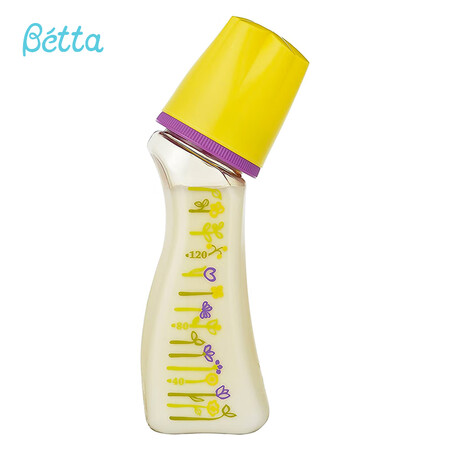 【贝塔SF4-120ml （幸运花）】Betta（蓓特）PPSU奶瓶幸运花120ml 宝宝婴儿奶瓶 新生儿十字形奶嘴奶瓶【行情 报价 价格 评测】-京东