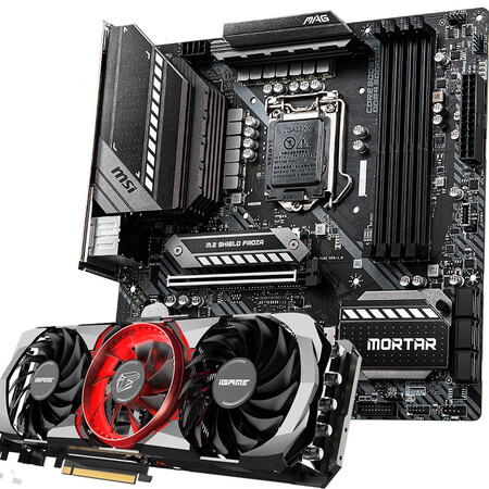 【微星套装】微星（MSI）[主板显卡套装]MAG B460M MORTAR+七彩虹iGame GeForce RTX 3070 Advanced OC【行情 报价 价格 评测】-京东