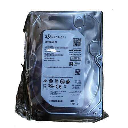 【海康威视ST8000VX004】海康威视HIKVISION 希捷8TB监控专用硬盘3.5英寸/8000GB 标准SATA硬盘升级款 ...