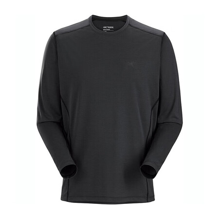 始祖鸟MOTUS CREW LS SHIRT 男子轻量长袖 秋冬上衣男 长T Black Heather黑色 L【图片 价格 品牌 报价】-京东