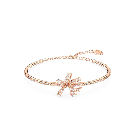 【施华洛世奇5647565】施华洛世奇（SWAROVSKI）【品牌直供】蝴蝶结造型手镯 女士手链生日礼物 5647565【行情 报价 价格 ...