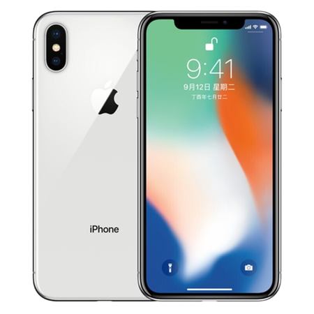 【二手99新】Apple iPhone X 苹果X二手 全面屏 面部识别 二手苹果x 银色 64GB 全网通4G【图片 价格 品牌 报价】-京东