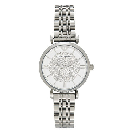 阿玛尼（Armani）满天星手表网红镶钻星空潮流石英女士腕表 白色/ AR1925【图片 价格 品牌 报价】-京东